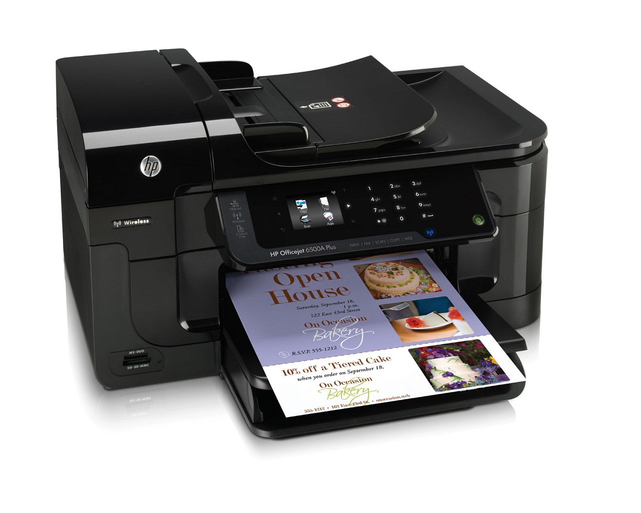 Pandigital - Hewlett Packard Officejet 6500A Plus e-All-in-One ePrint